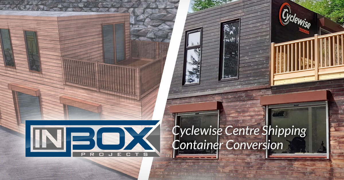 New Cyclewise Centre built with Recycled Shipping Containers