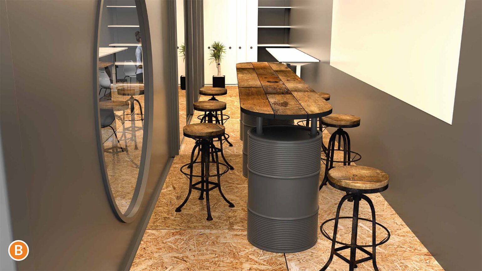 Shipping Container Design Studio - Designed, Built & Installed