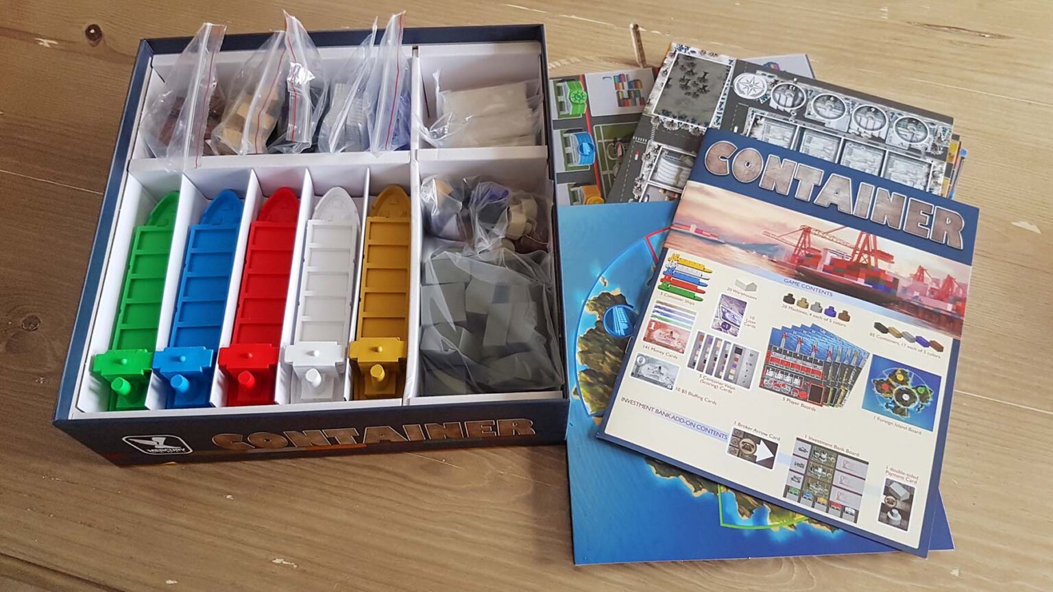 Container, the Shipping Container Board Game